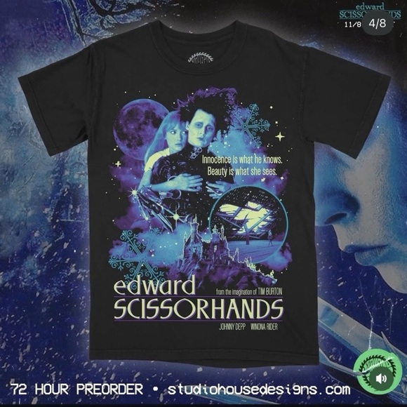 Comfort Colors | Tops | Studio House Designs Edward Scissorhands ...